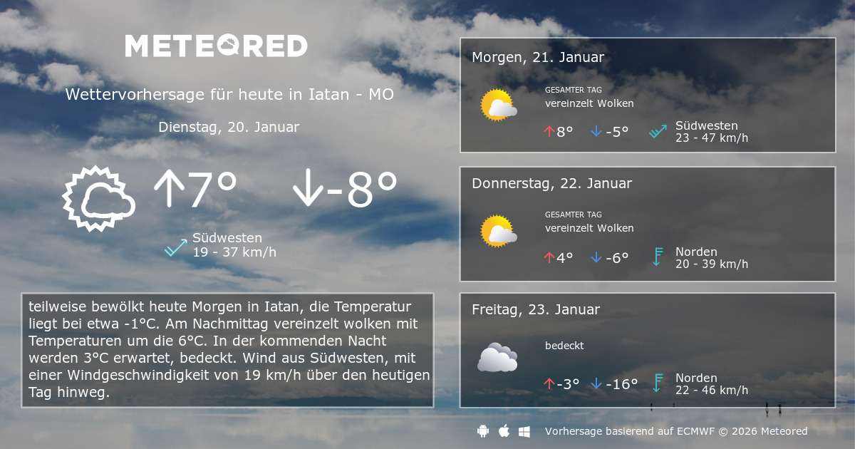 Das Wetter für Iatan - MO. 14-Tage Wettervorhersage - daswetter.at ...