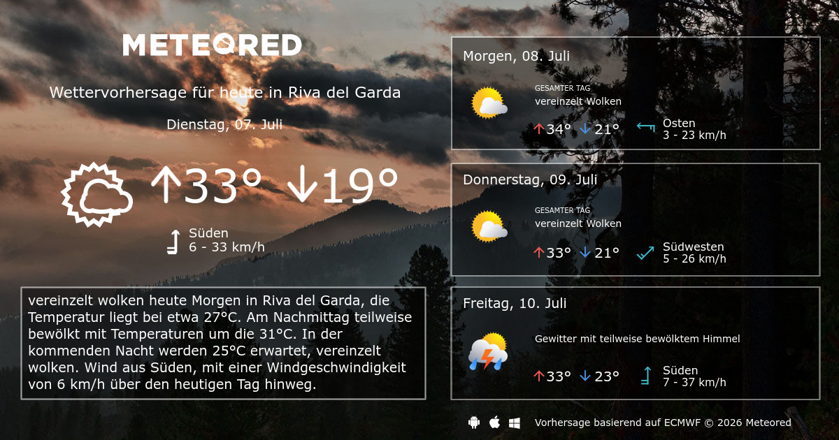 Wetter Riva Del Garda 14 Tage